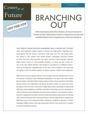 Branching Out | Center for an Urban Future (CUF)